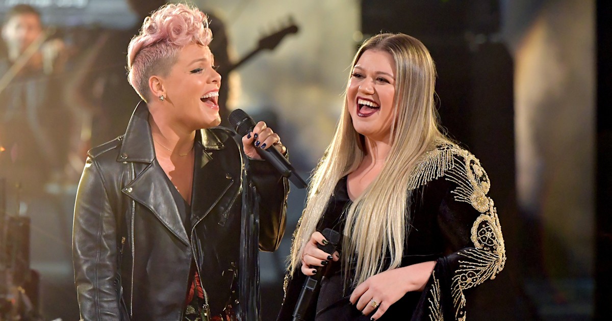 Kelly Clarkson: Pink is the relatable celeb 'I would actually hang with'