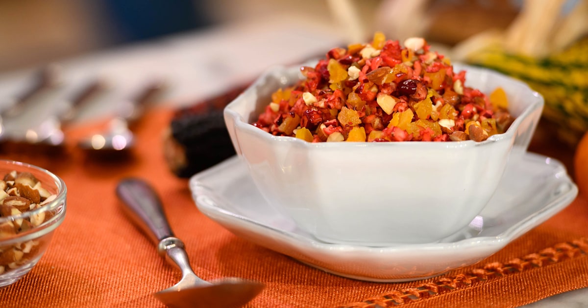 Cranberry, Almond and Apricot Relish Recipe