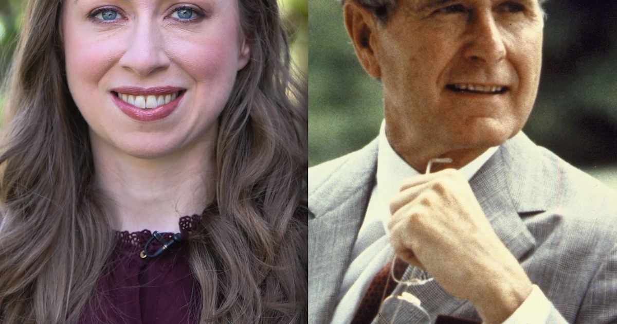 Chelsea Clinton recalls the 1st time she met George H.W. Bush