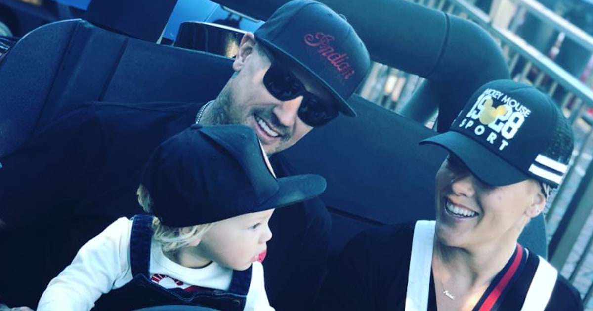 Pink and her family went to Disneyland, and the pictures are adorable