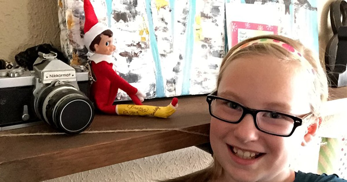 Elf on the Shelf with a broken leg helps mom win Christmas