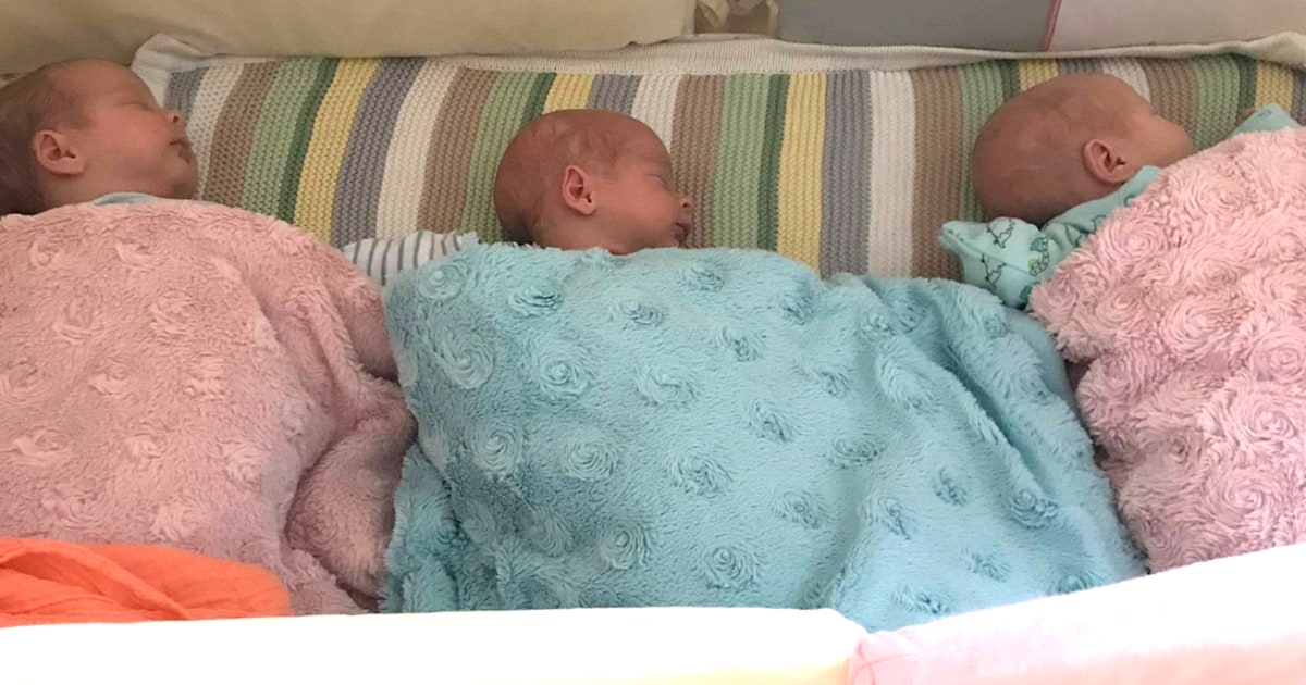 Women gives birth to twins and IVF baby at the same time