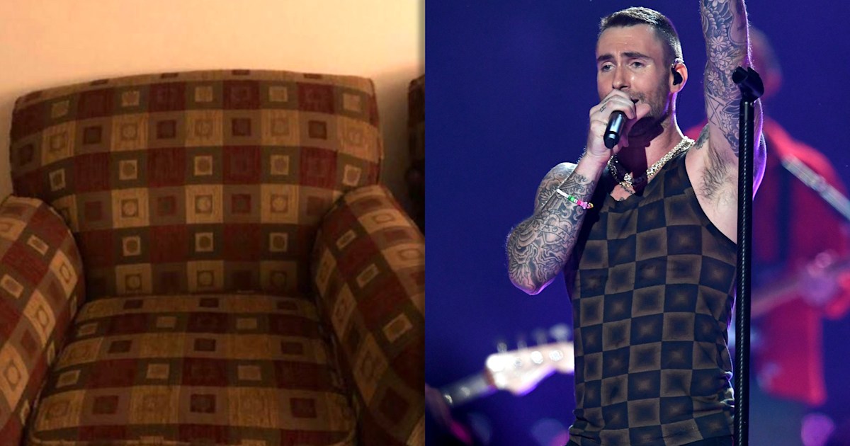 Adam Levine's Super Bowl 2019 shirt reminds people of furniture