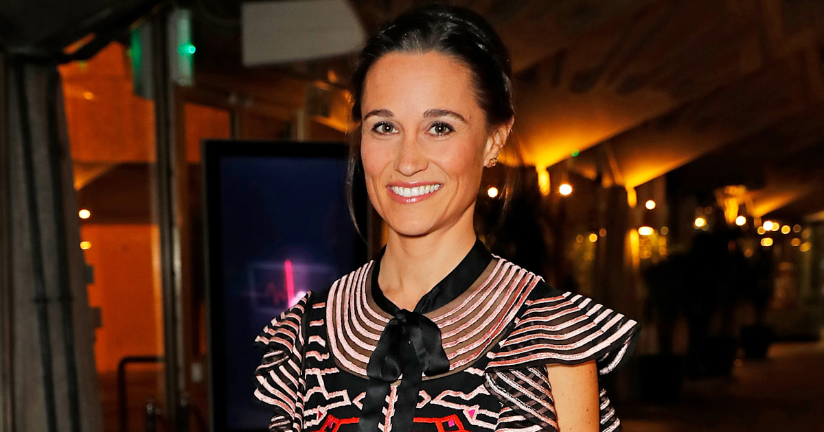 Pippa Middleton glows in 1st official appearance since giving birth