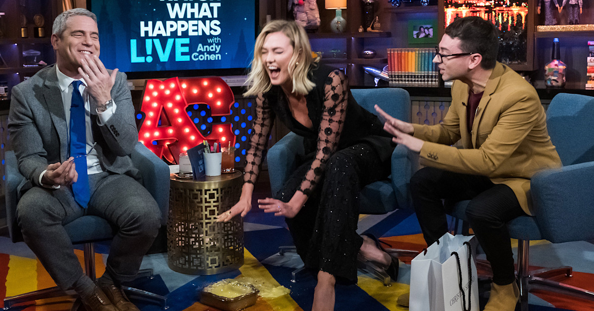 Karlie Kloss made Andy Cohen a cake — and it totally flopped
