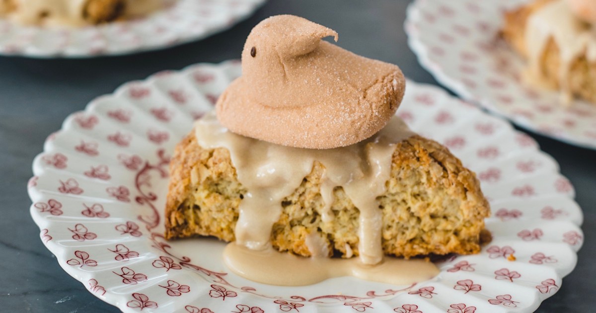Oatmeal Scones with Maple Peeps Recipe