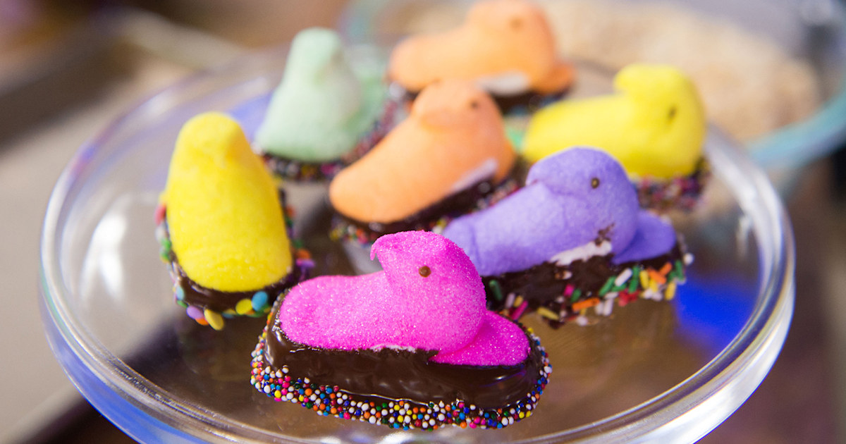 Chocolate-Dipped Peeps Recipe