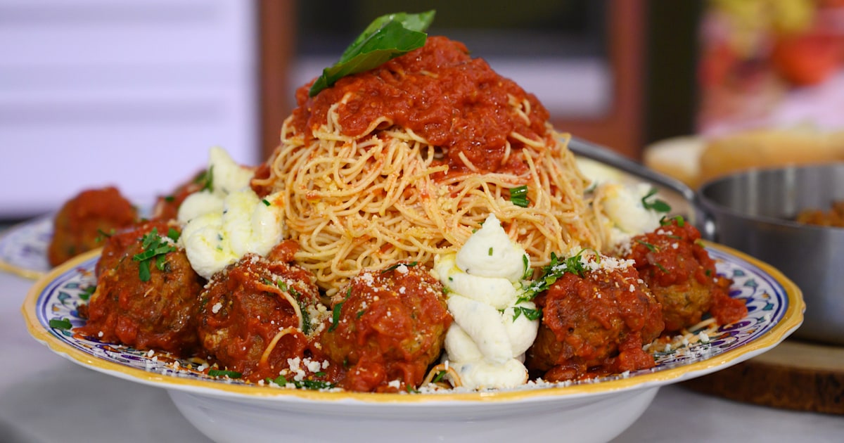 Spaghetti with Meatballs in Marinara Sauce Recipe