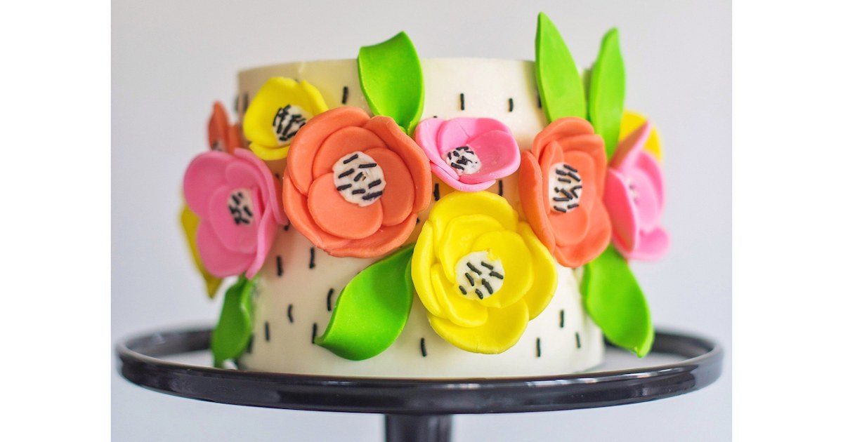 Lemon Flower Cake Recipe