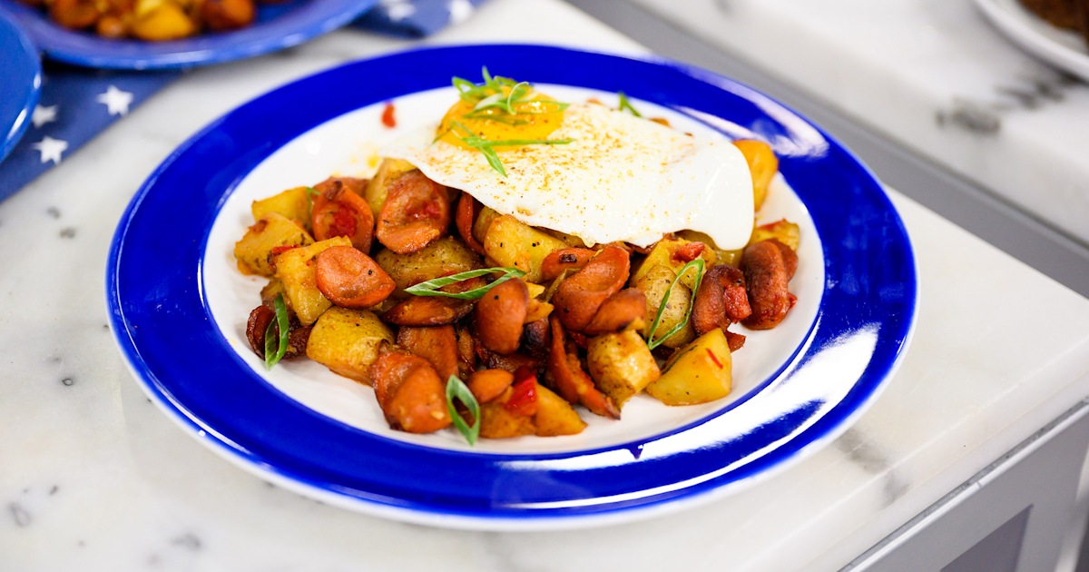 Hot Dog Hash Recipe