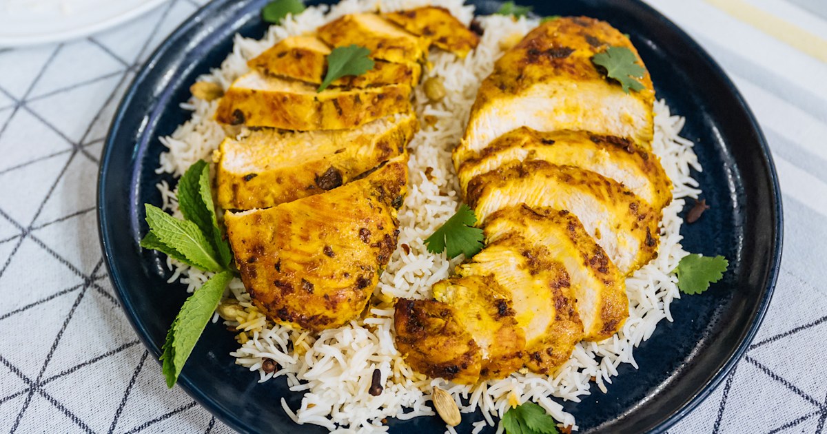 'Indian-ish' recipes: Priya Krishna's spiced chicken, dahi toast and dal