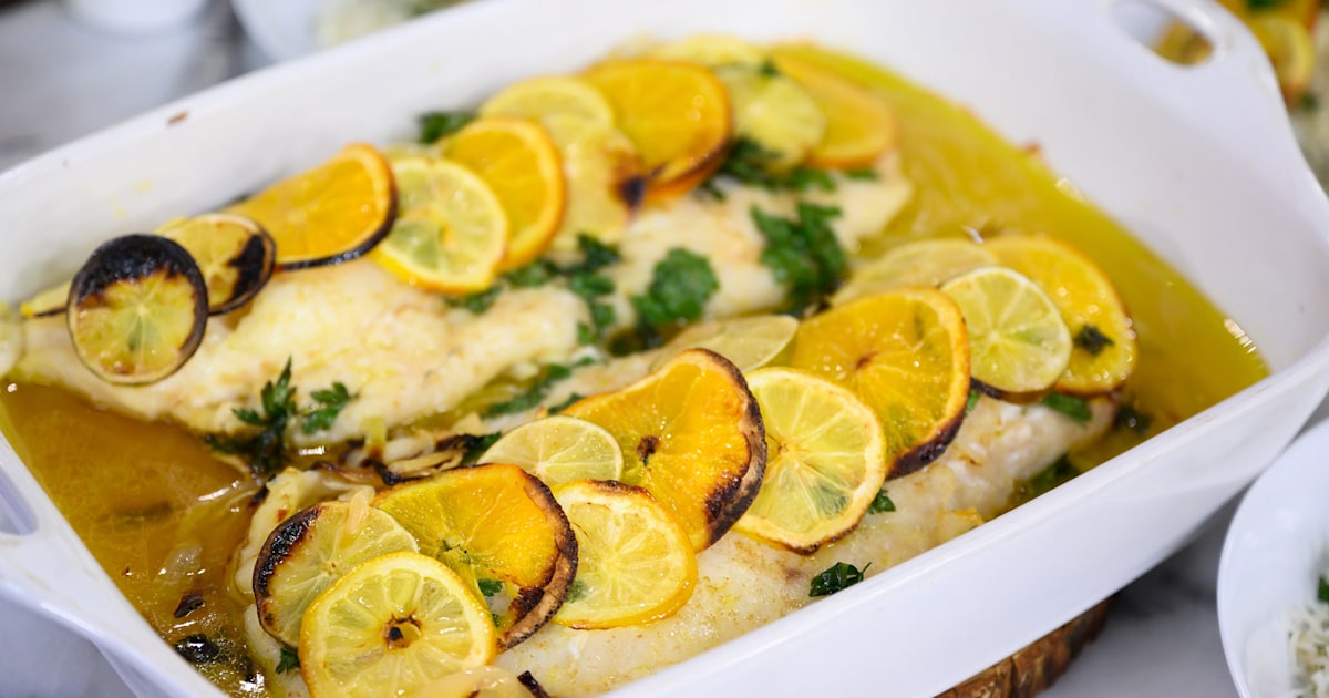 Citrus Baked Cod Recipe