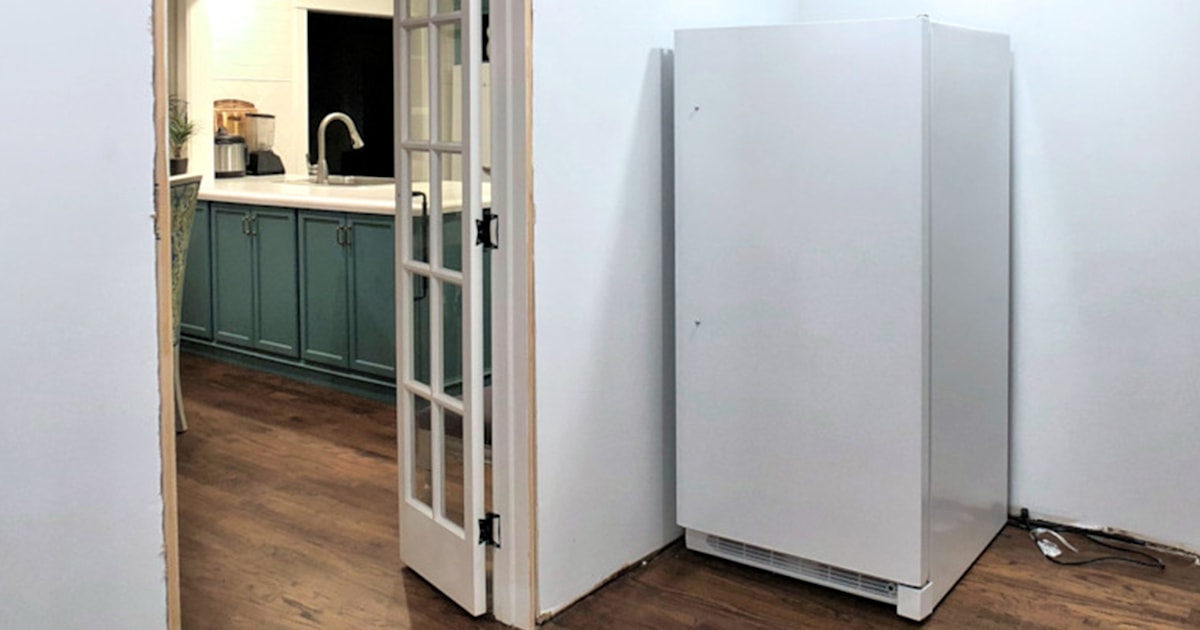 This freezer looks custom after a makeover — for less than $100!