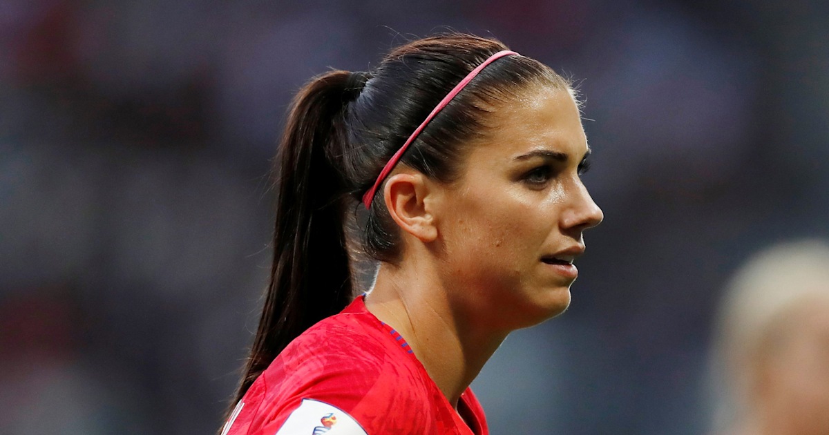 World Cup star Alex Morgan explains why she wears a pink headband