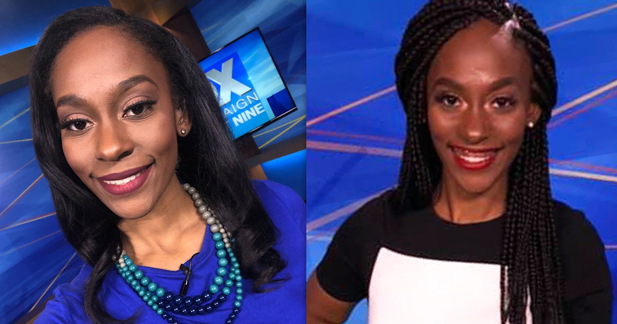 TV reporter Briana Collins celebrates wearing braids on air
