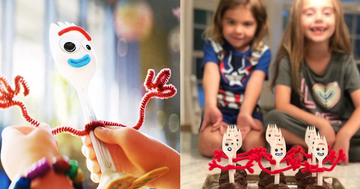 ‘Toy Story’ fans are making their own Forky characters at home