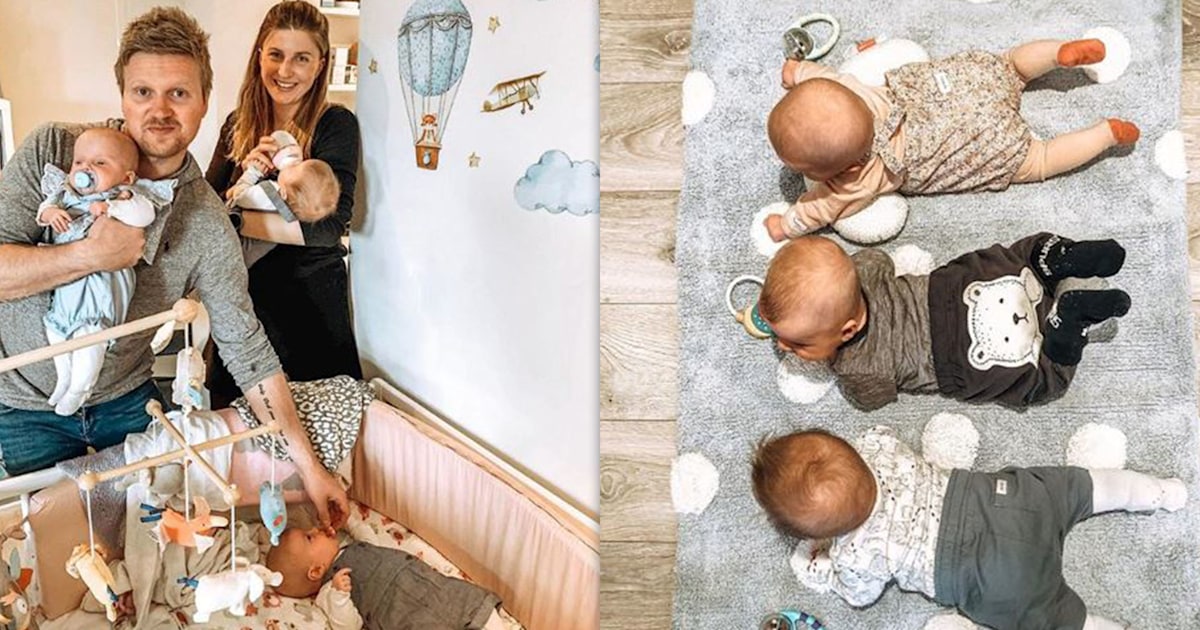 Triplet mom gives birth to triplets of her own: 'Huge shock'