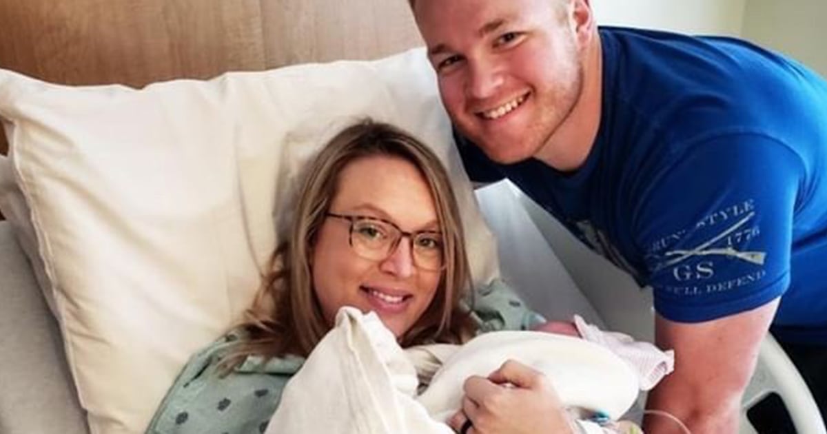 Stranger helps sergeant rush home to see birth of first son