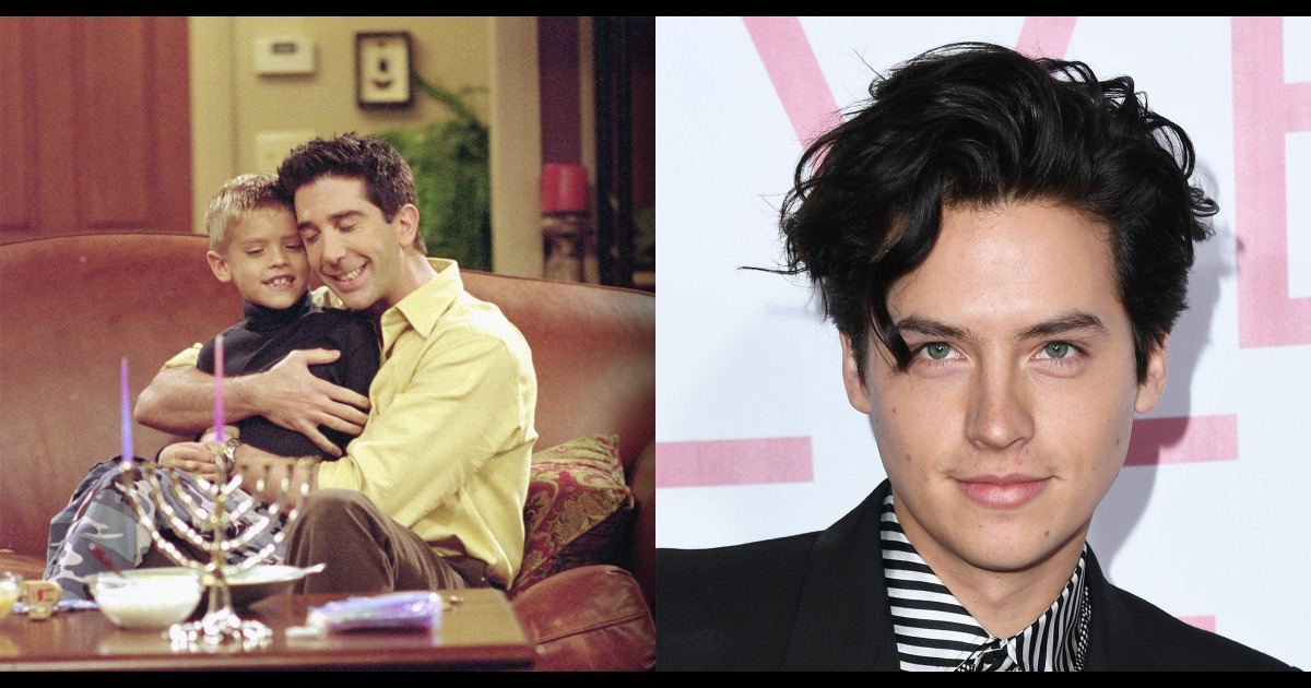 Cole Sprouse (aka Ross' son, Ben!) returns to 'Friends' couch — see the ...