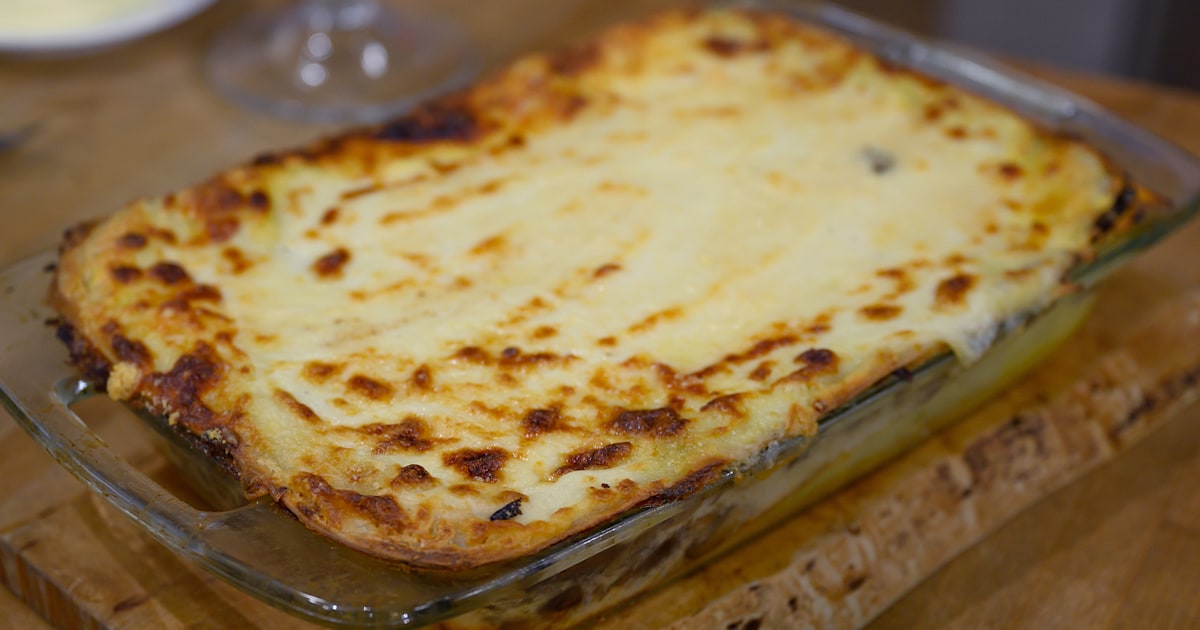 Mushroom and Robiola Cheese Lasagna Recipe