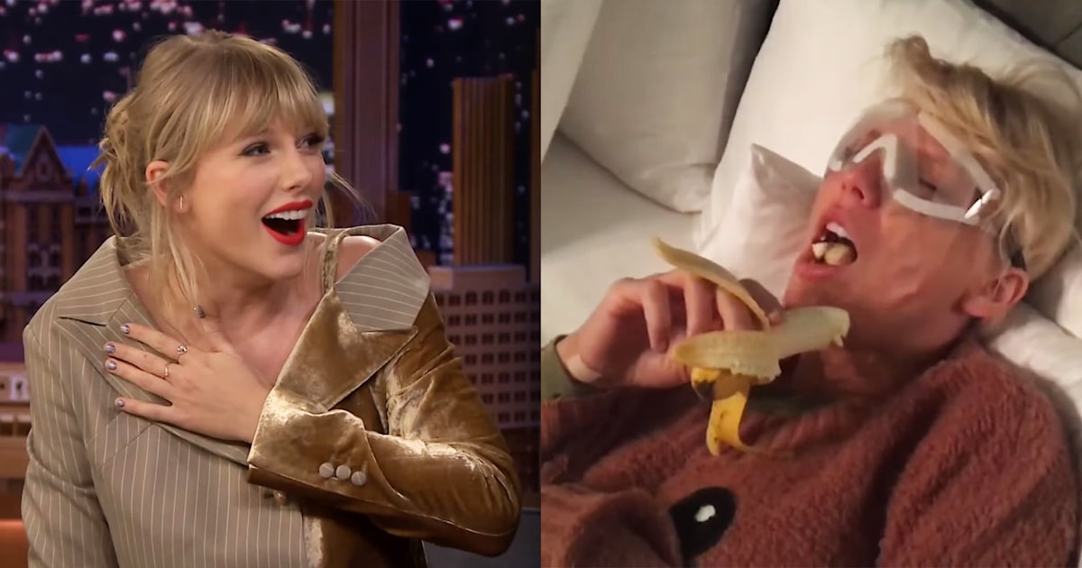 Taylor Swift horrified after Jimmy Fallon airs video of her after surgery
