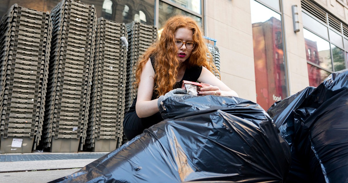Anna Sacks digs through corporate trash for the environment