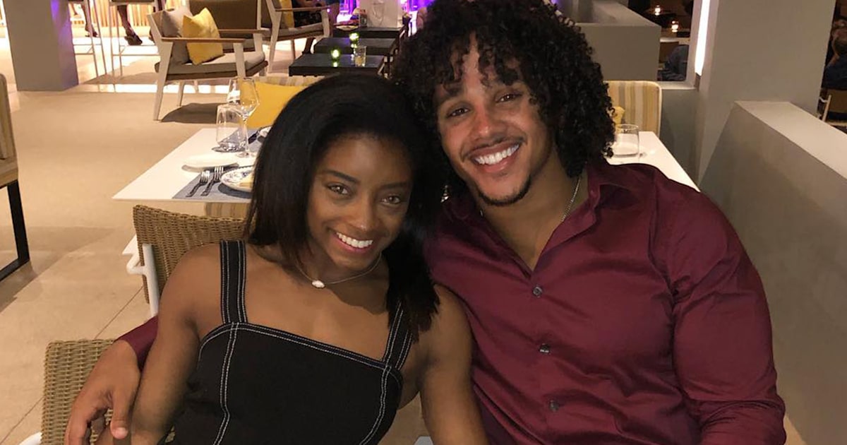 Simone Biles shares loving birthday message to 'man of my dreams ...