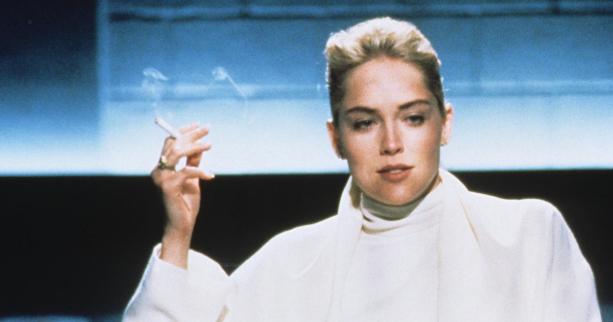 Sharon Stone re-creates 'Basic Instinct' scene — with a powerful message