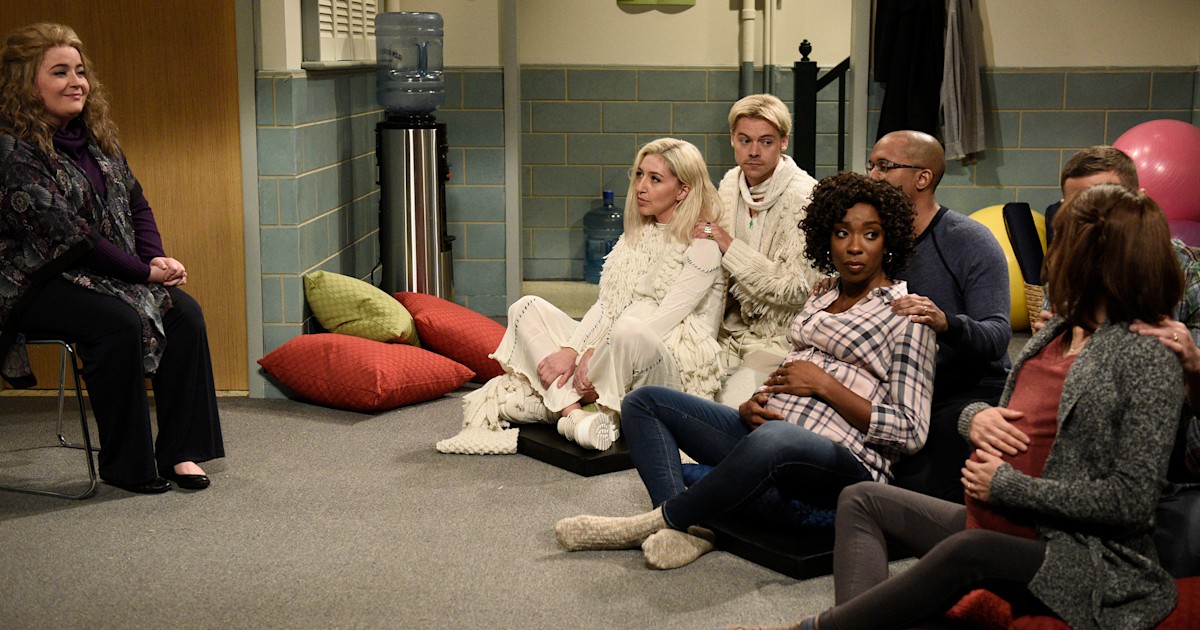 'Saturday Night Live' parodies optimistic couple in childbirth class