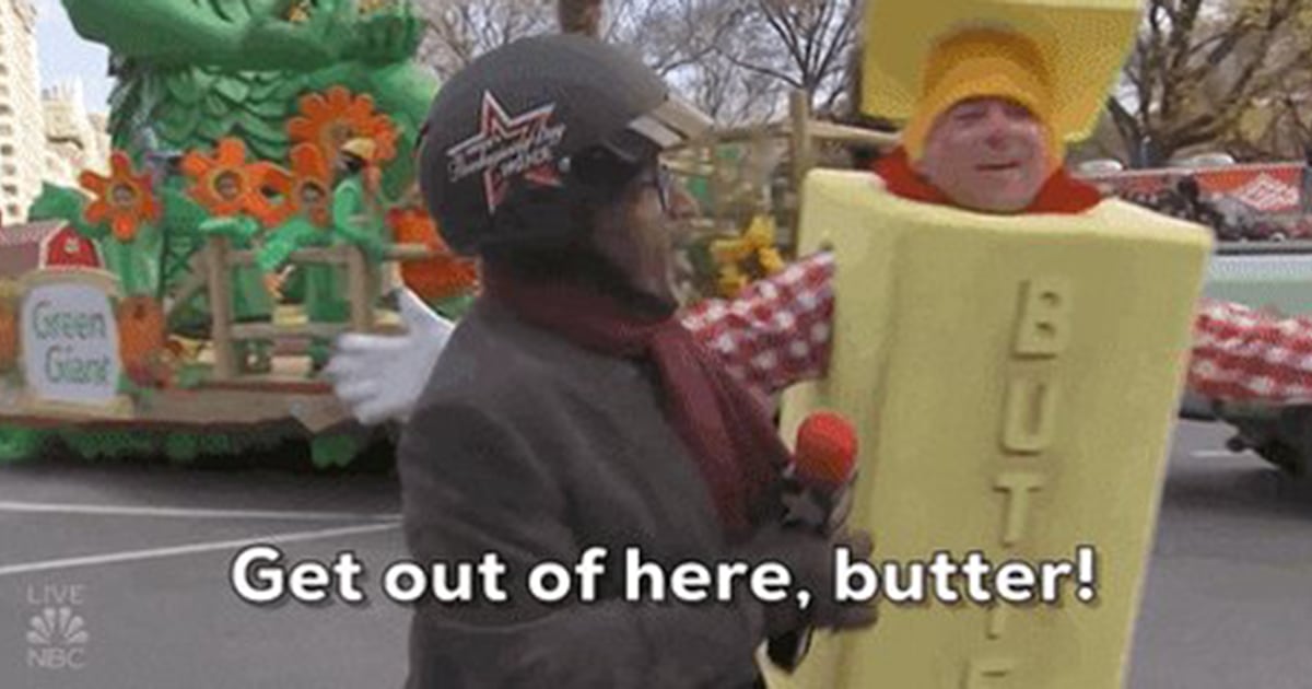 Al Roker reunites with 'butter man' at Thanksgiving parade