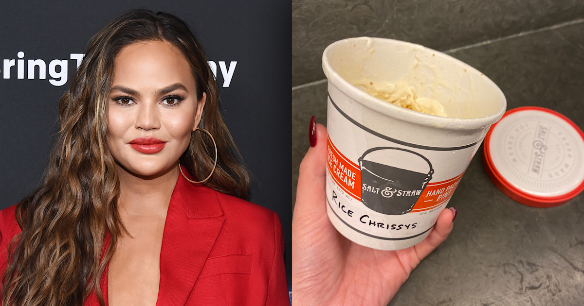 Chrissy Teigen reports missing ice cream on Twitter