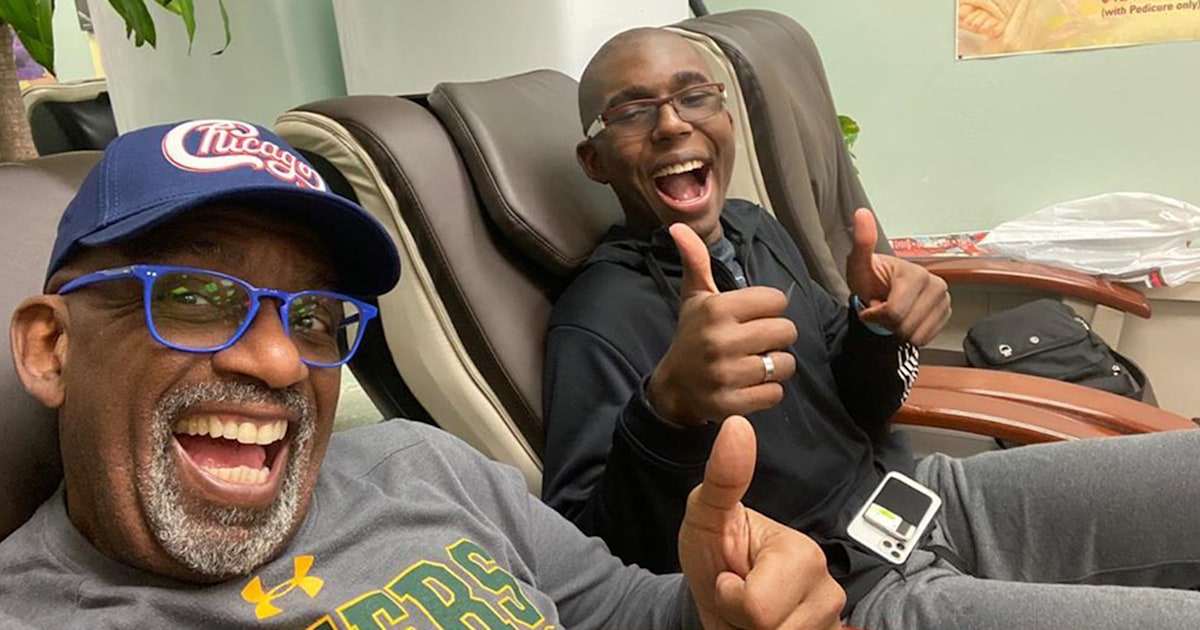 Al Roker shares adorable pic of mani-pedi ritual with son Nick