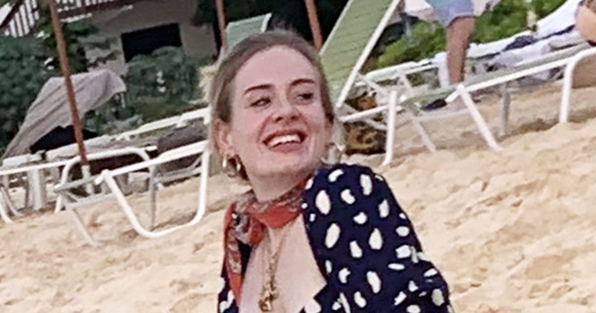 Adele looks gorgeous (and happy!) on Caribbean vacation — see the pics