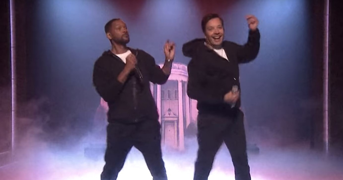 Will Smith and Jimmy Fallon rap Smith's career