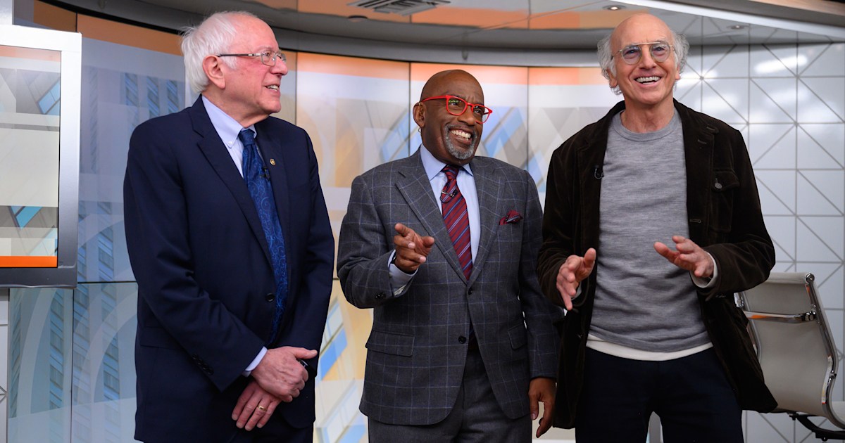 Bernie Sanders and Larry David come face to face on TODAY
