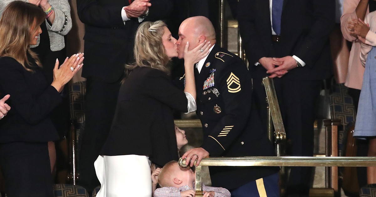 Military family has heartwarming reunion during State of the Union address