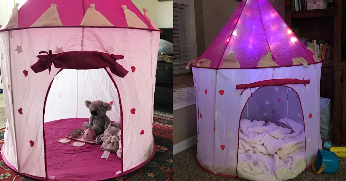 This pop-up princess castle is popular on Amazon