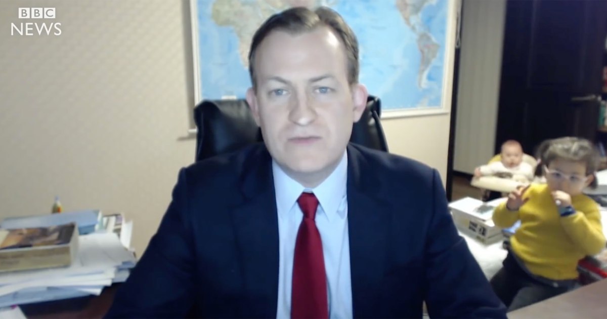 'BBC Dad' revisits his family's viral work-from-home moment