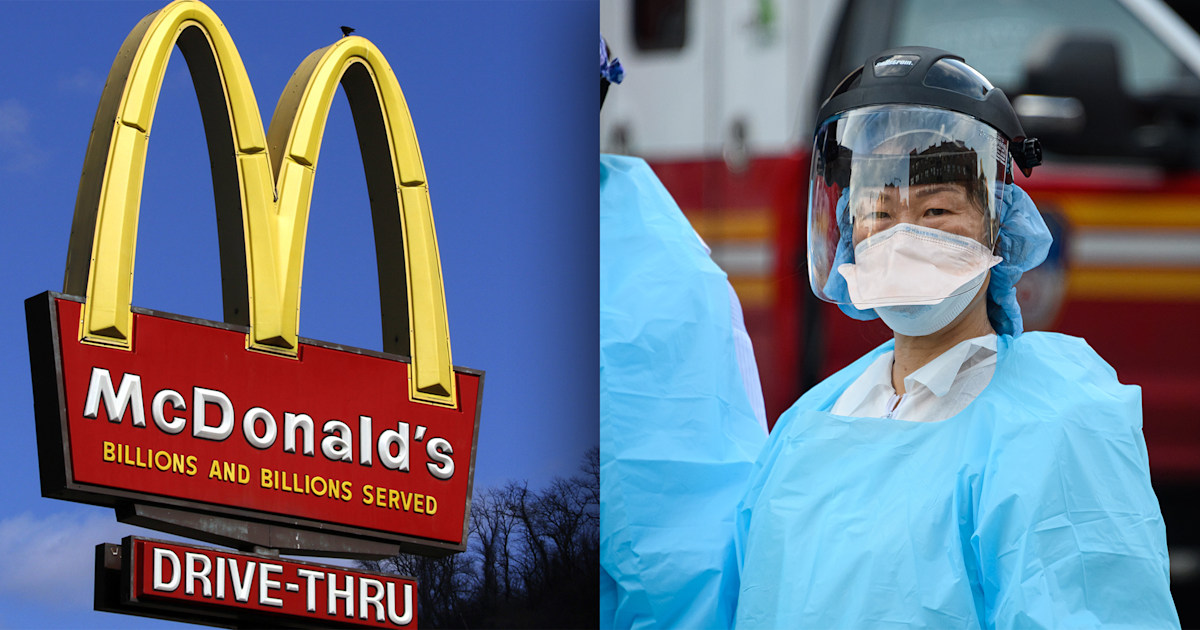 McDonald's giving out free meals to health care workers and first ...