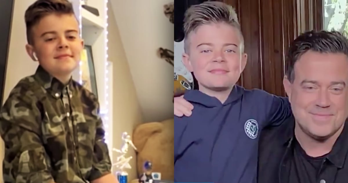 Carson Daly's son, Jackson, appears on 'NBC Nightly News'