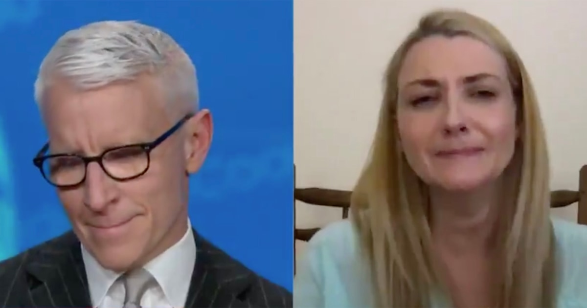 Anderson Cooper talks to widow who lost husband to COVID-19