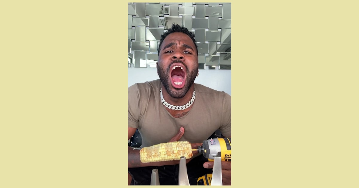 Did Jason Derulo chip his tooth while eating corn with a power drill?