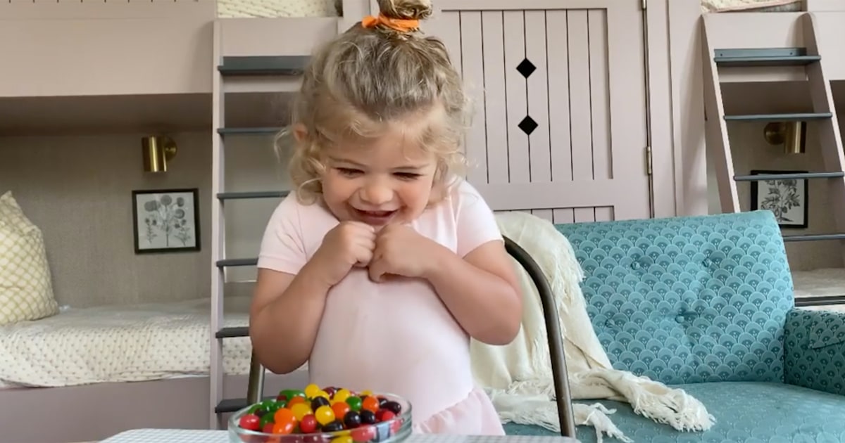 Fruit snack challenge goes viral with help from celeb parents