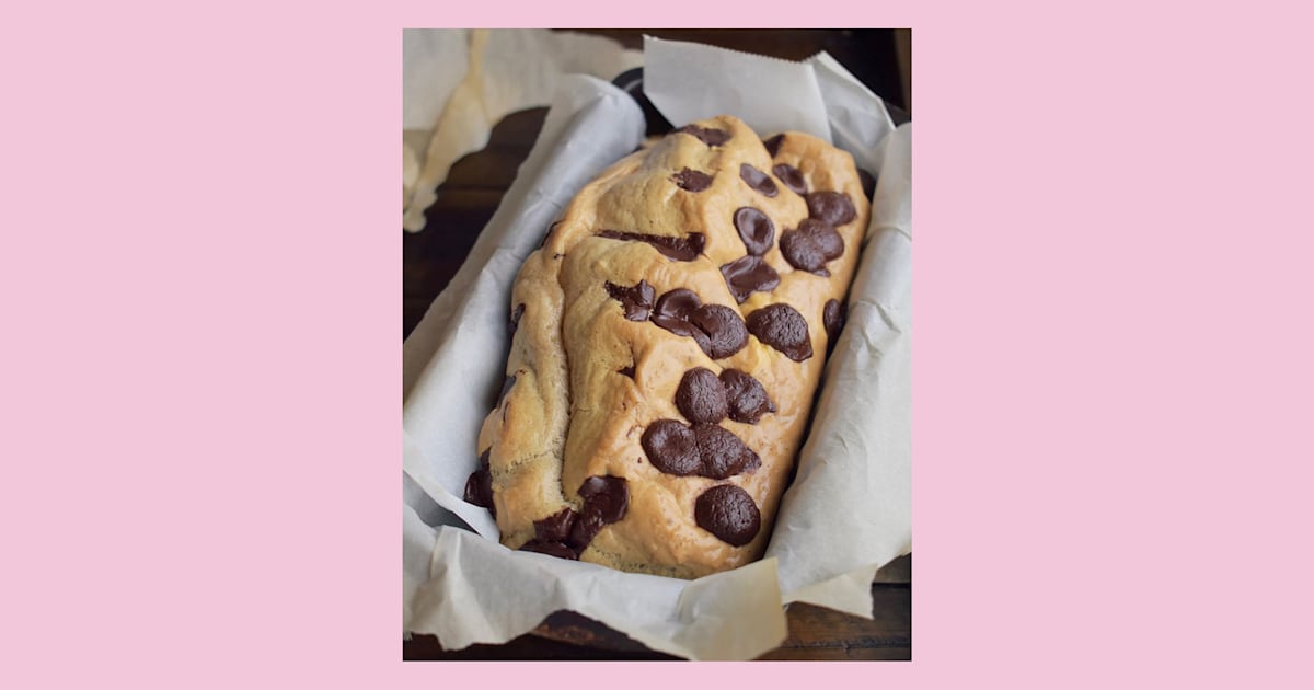 This popular cookie dough bread recipe has just 4 ingredients