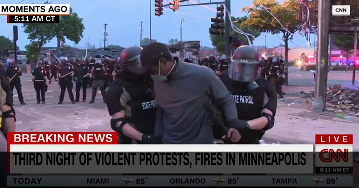 CNN reporting crew arrested on camera by police in Minneapolis