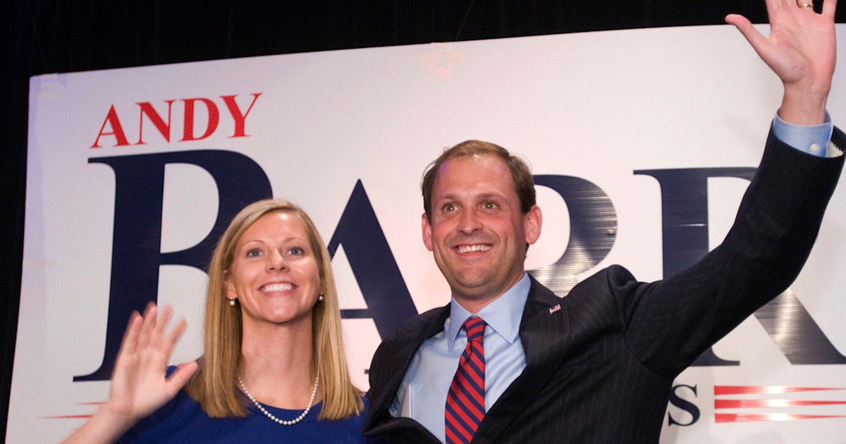 Wife of Kentucky congressman Rep. Andy Barr dies suddenly at 39