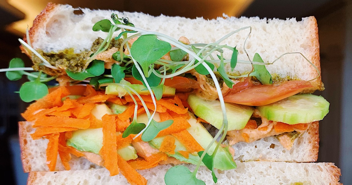 Samah Dada's 'Hummucado' Veggie Sandwich