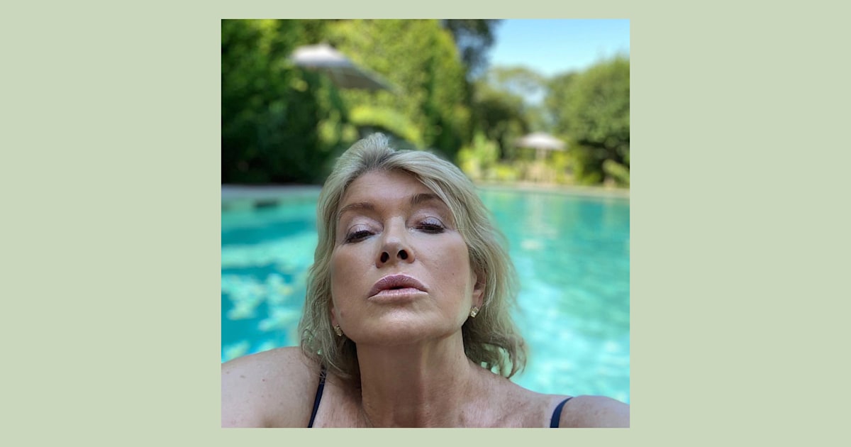 Martha Stewart opens up about her pool photo