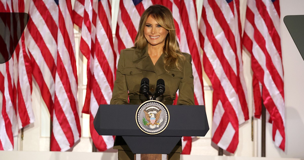 Melania Trump RNC outfit: First lady wears Alexander McQueen jacket