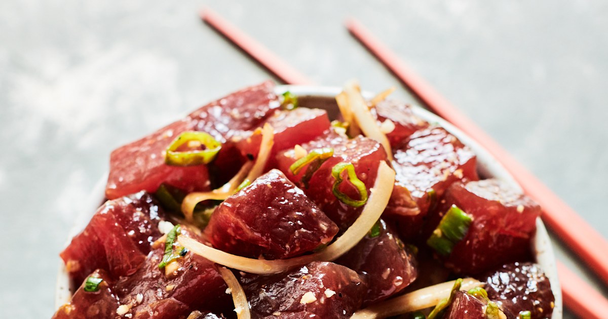 Classic Ahi Tune Poke Bowl Recipe